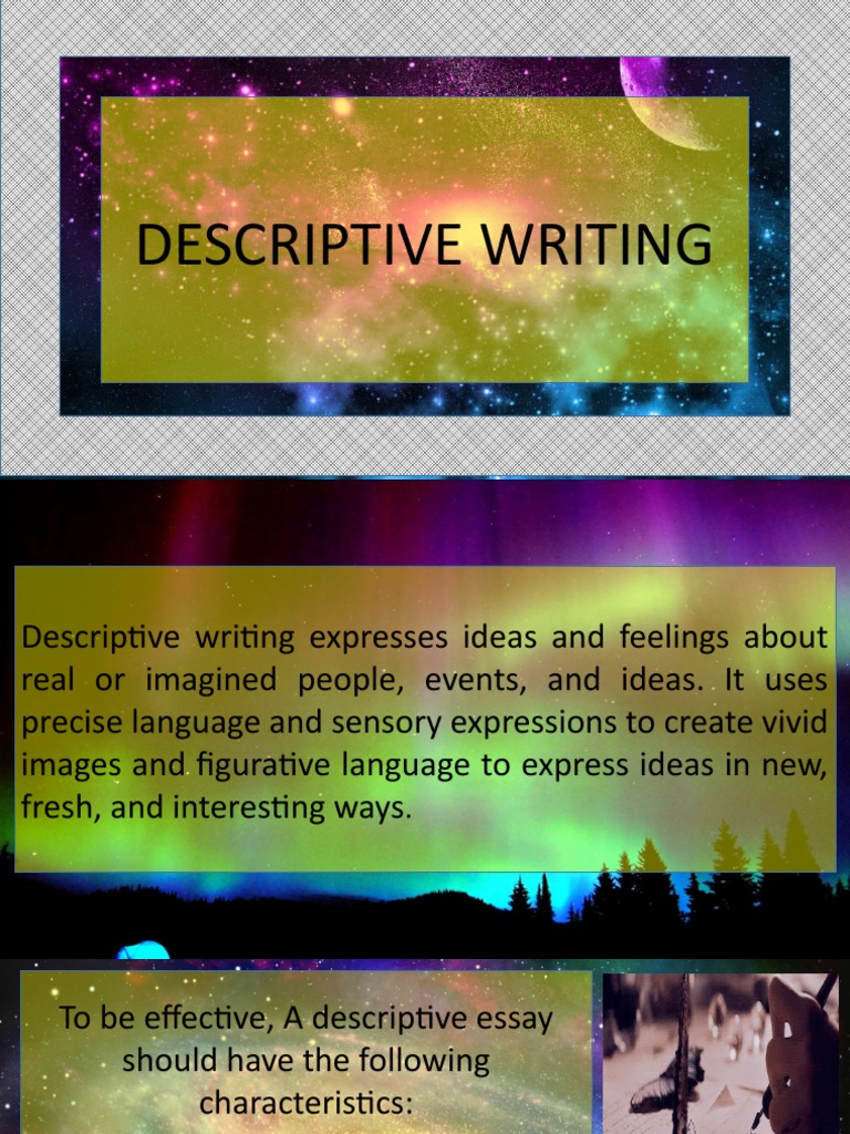 3-Descriptive-Expository Writing | PDF | Essays | Cognition