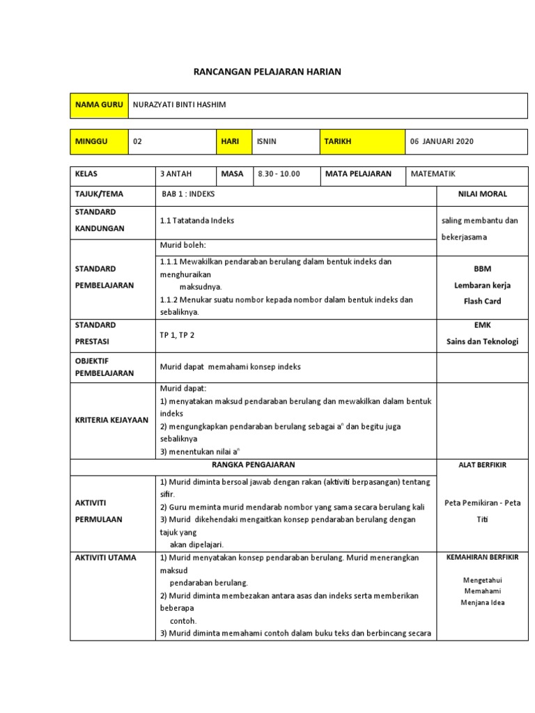 1.1 Tatatanda Indeks | PDF