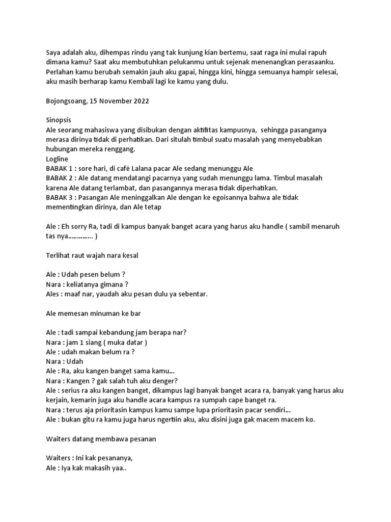 contoh percakapan | PDF