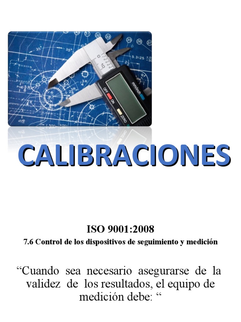 CALIBRACIONES | PDF | Medición | Calibración