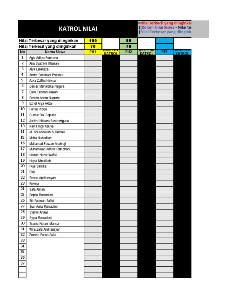 APLIKASI KATROL NILAI MTs | PDF