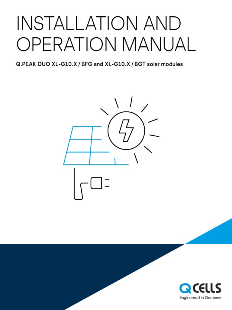 Solar-Panels Q-Cells Installation-Manual Q CELLS Installation Manual Q ...