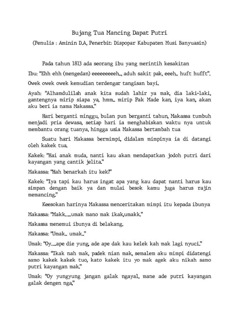 Bujang Tua Mancing Dapat Putri | PDF