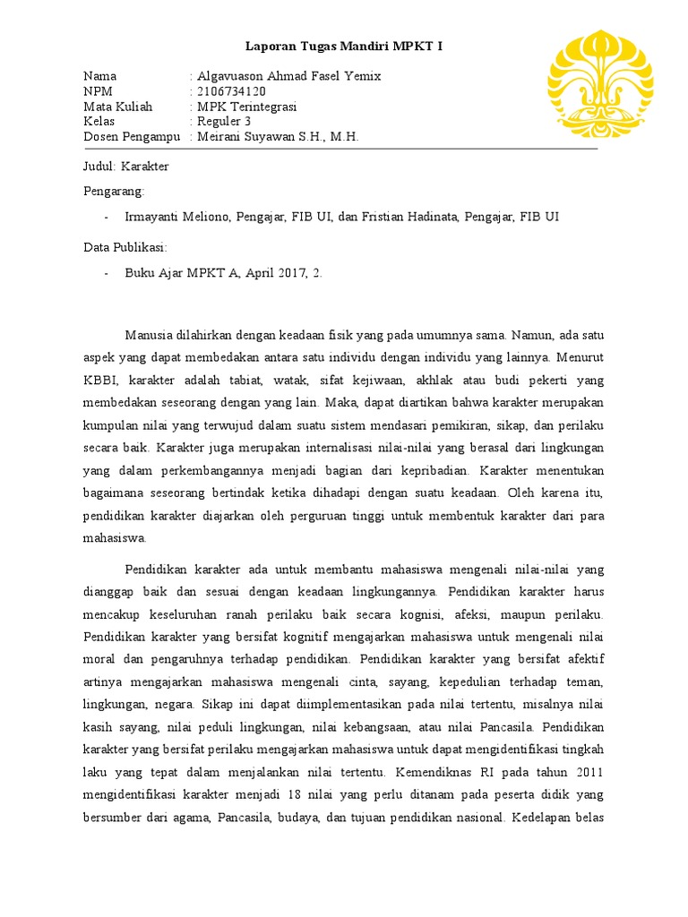 LTM 1 | PDF | Karier & Perkembangan | Kesehatan Holistik