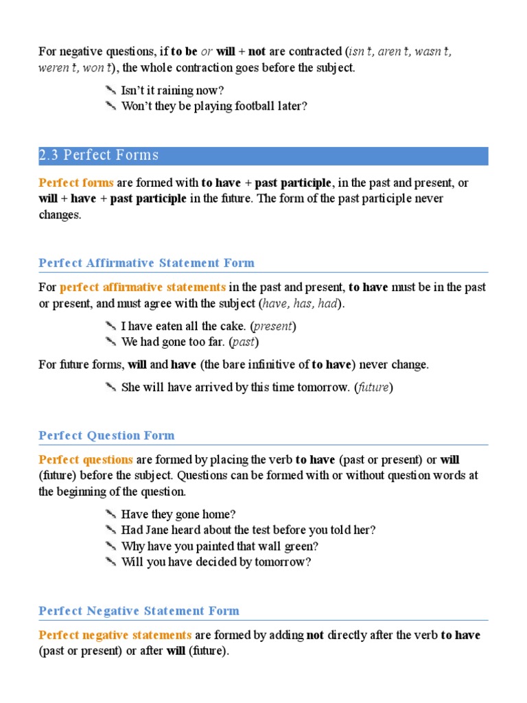 The English Tenses - Practical Grammar Guide PDF | PDF