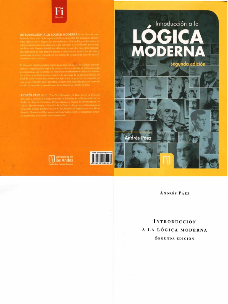 Páez, A. (2010) - Introducción A La Lógica Moderna. Bogotá, Ediciones ...
