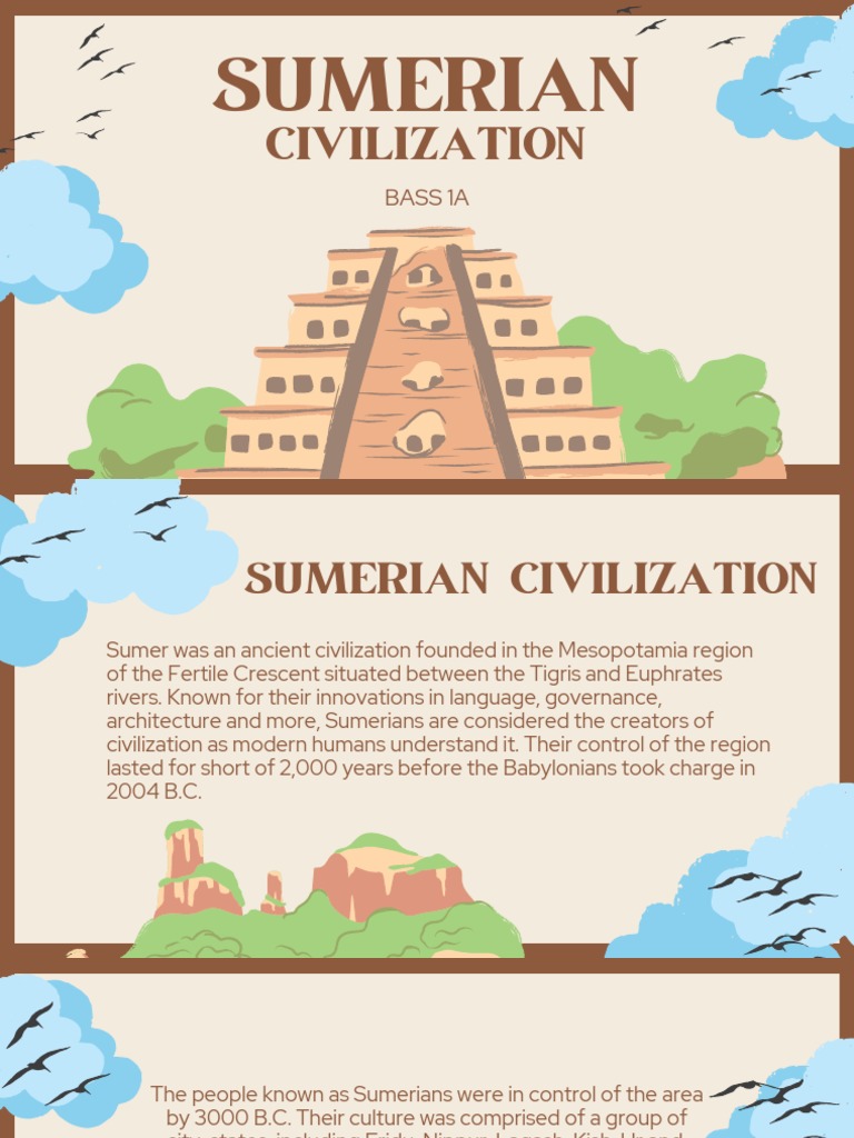 Sumerian Civilization | Download Free PDF | Sumer | Cuneiform
