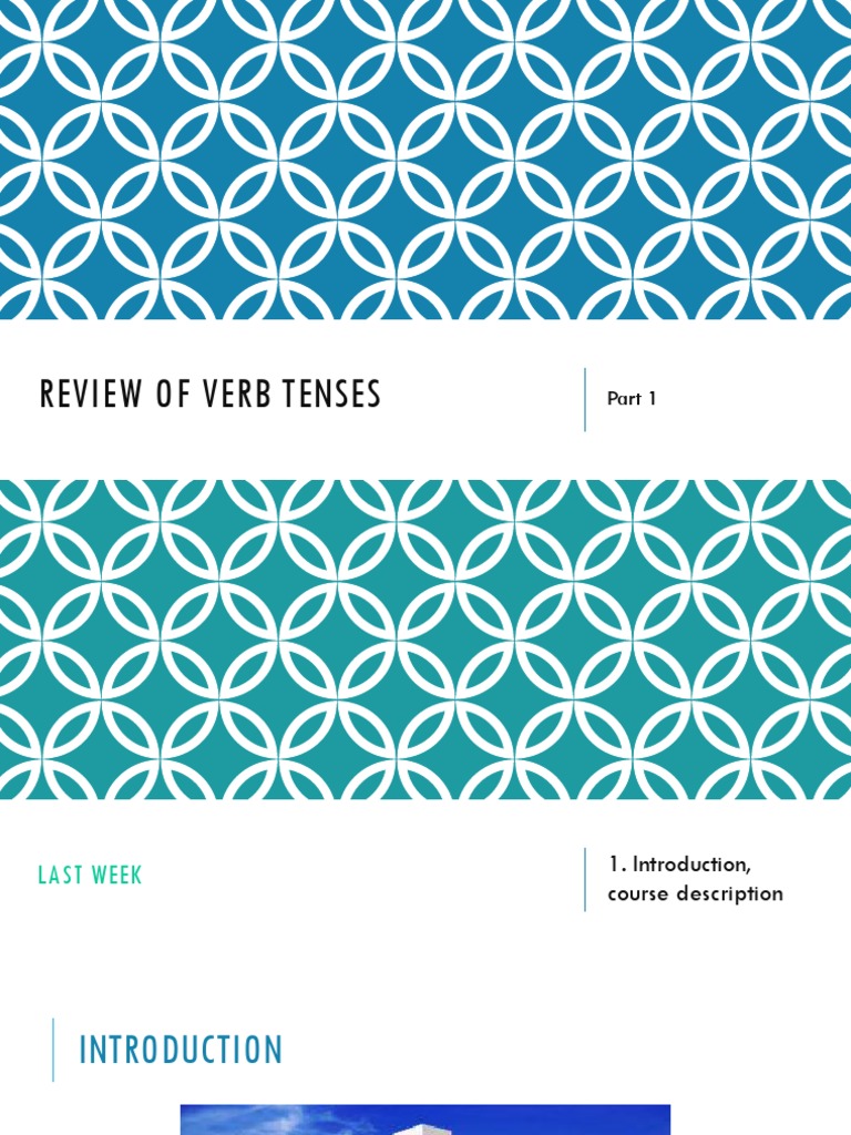 Comprehensive Verb Tense Review | PDF | Perfect (Grammar) | Grammatical ...