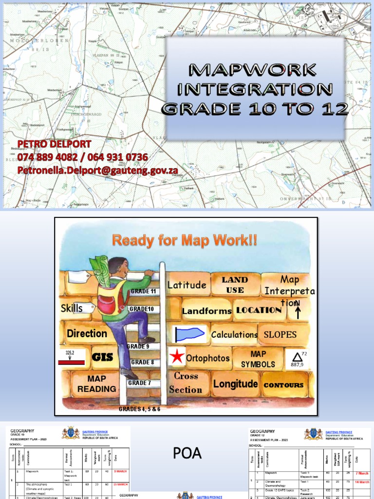 Mapwork Techniques Term 1 2023 Practical Task PDF | PDF | Contour Line | Compass