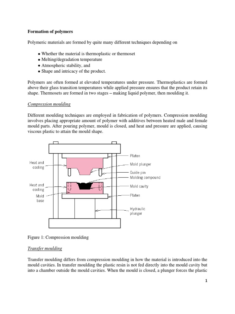 Formation of Polymers | PDF | Deformation (Engineering) | Strength Of Materials