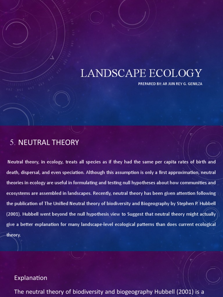 Landscape Ecology Pdf Ecology Ecosystem