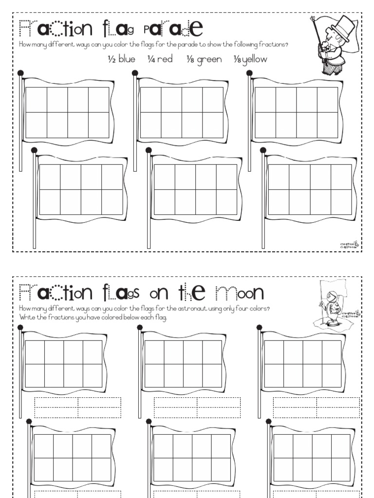 Fraction Flags | PDF