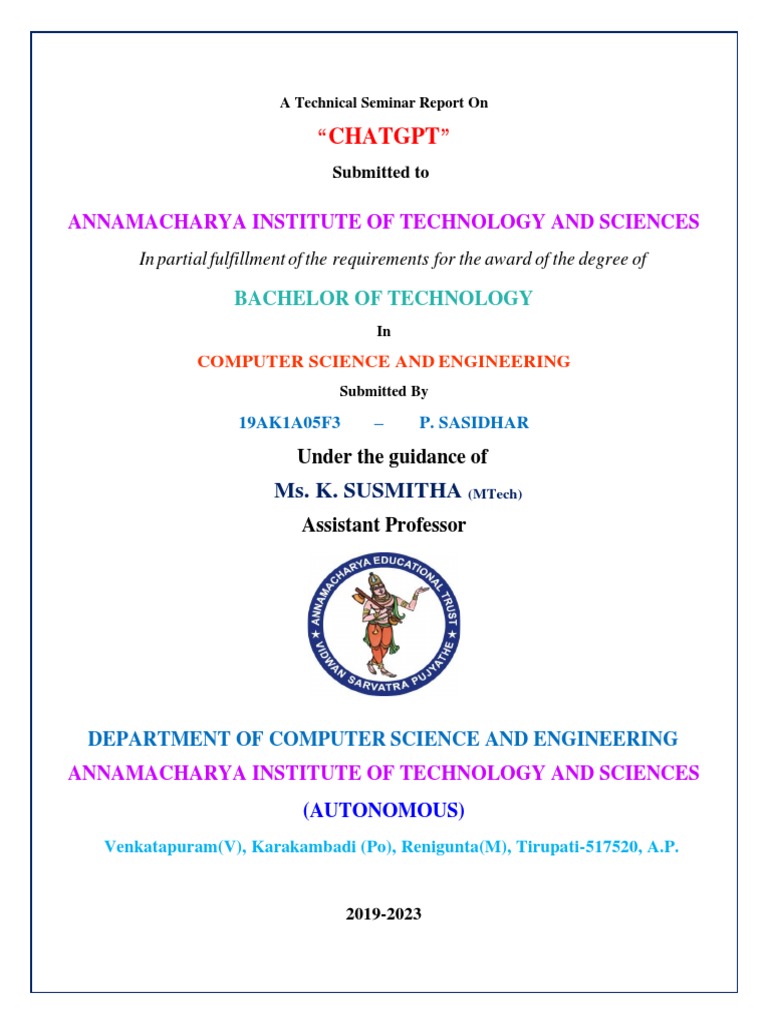 Technical Seminar Report | PDF | Deep Learning | Machine Learning