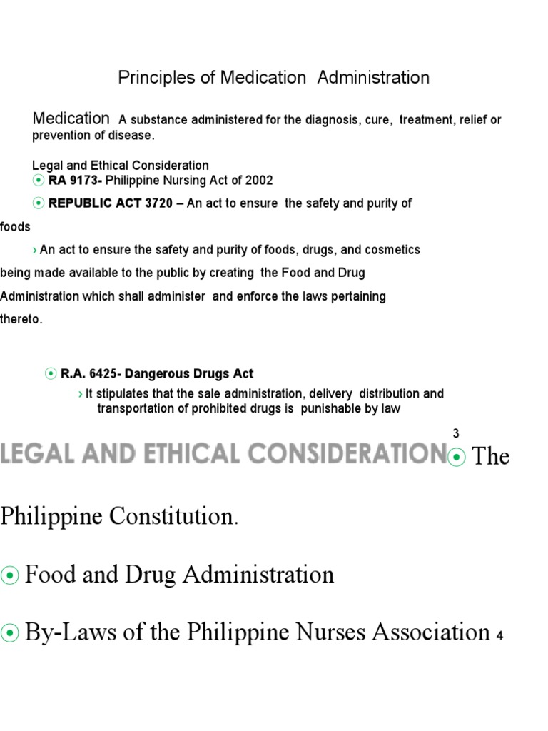 Principles of Medication Administration | PDF | Intravenous Therapy ...