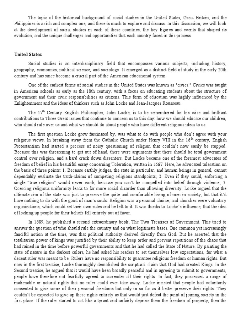 Chaper 2 - Lesson 2 | PDF | John Locke | Philippines