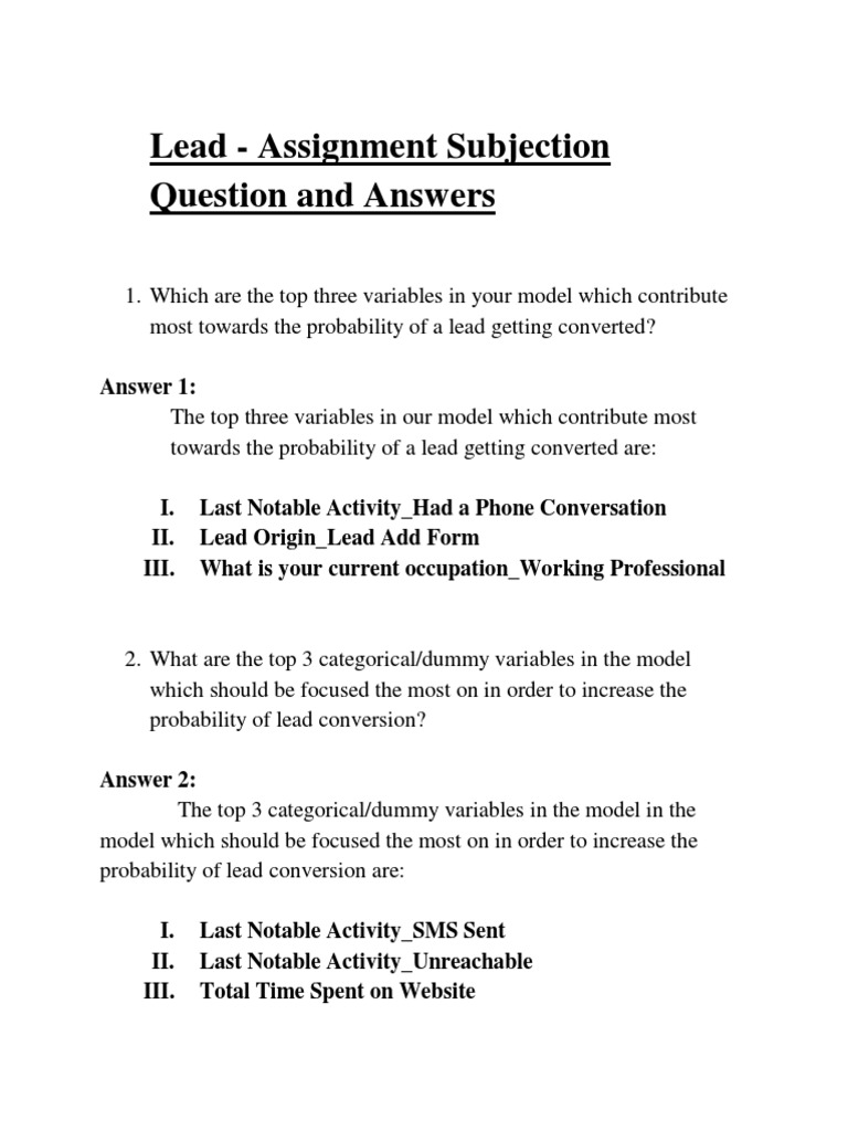 Assignment Subjective Questions by Sangram Sinha & Sourav Banerjee PDF ...