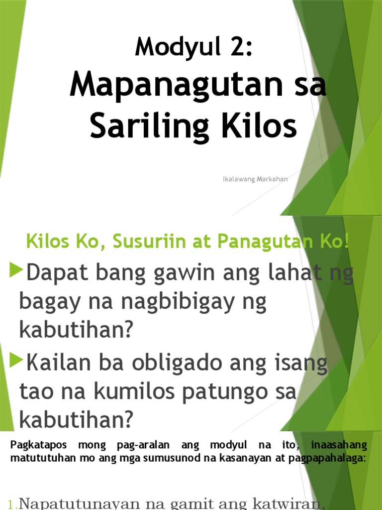 ESP 10 Modyul 2 | PDF