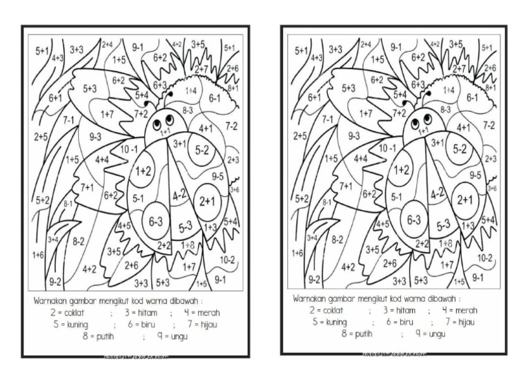 Warna Mengikut Nombor | PDF