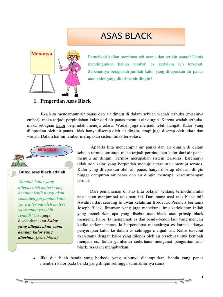 Memahami Asas Black | PDF