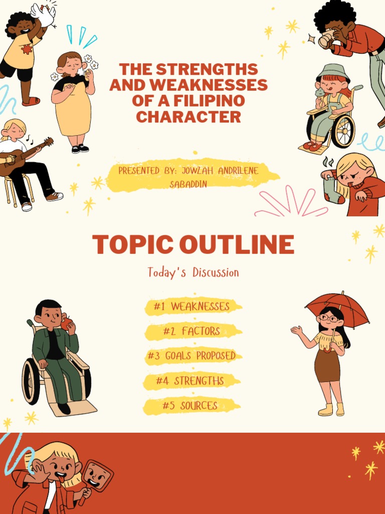 The Strengths and Weaknesses of The Filipino Character PDF | Download Free PDF | Disciplines ...