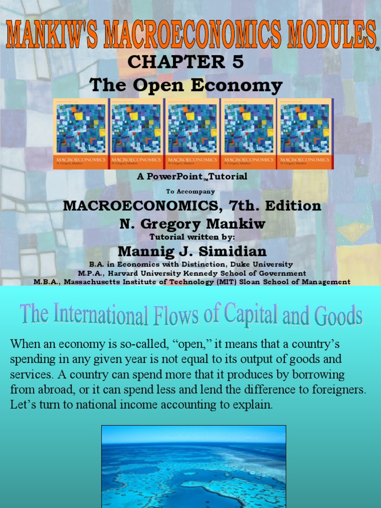 Ch. 5 - The Open Economy | PDF | Government Budget Balance | Balance Of ...