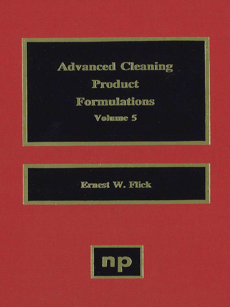 Advanced Cleaning Product Formulations V | PDF | Detergent | Materials