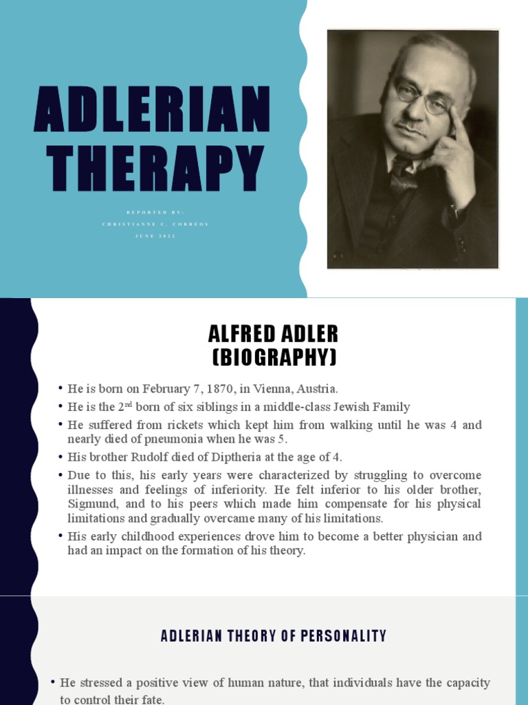 Adlerian Therapy | PDF | Psychotherapy | Counseling Psychology