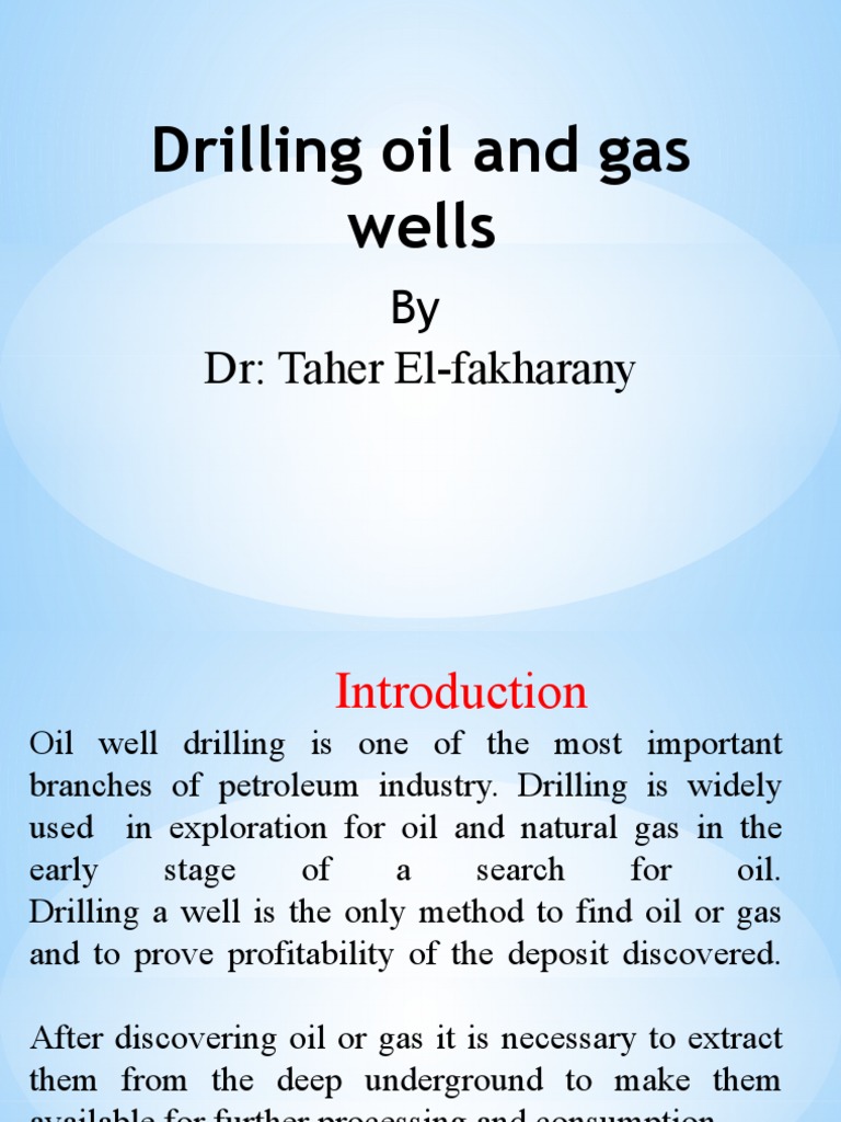 Drilling Oil And Gas Wells Pdf Pressure Casing Borehole