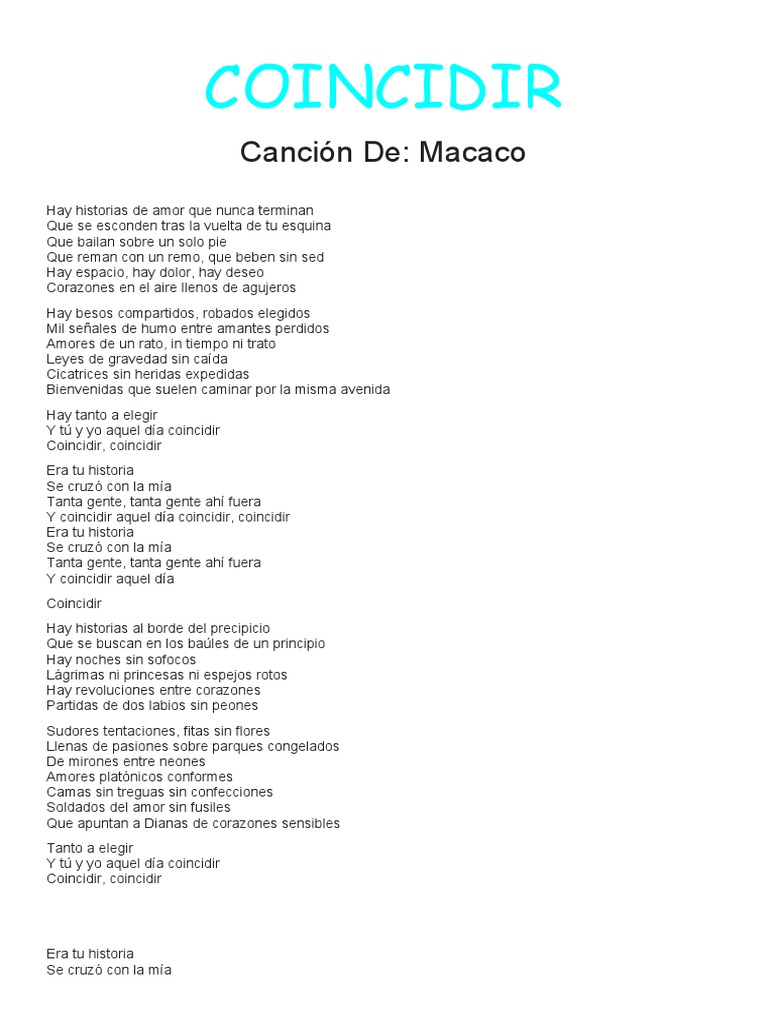 COINCIDIR | PDF