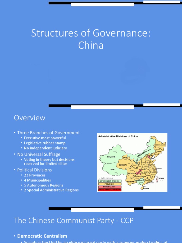 Structures of Governance - China | PDF | Government | China