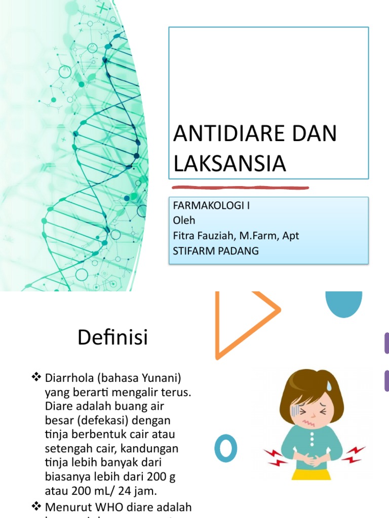 Farmakologi Obat Anti Diare Dan Laksansia | PDF | Pengembangan Diri