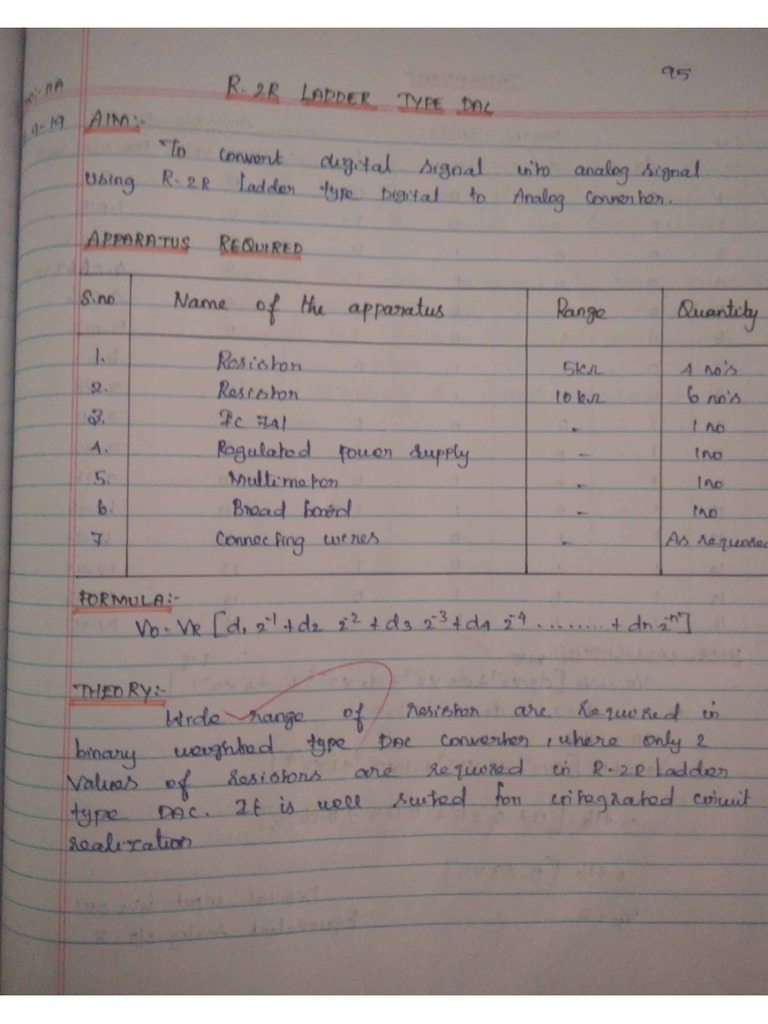 R-2R Ladder Type DAC | PDF