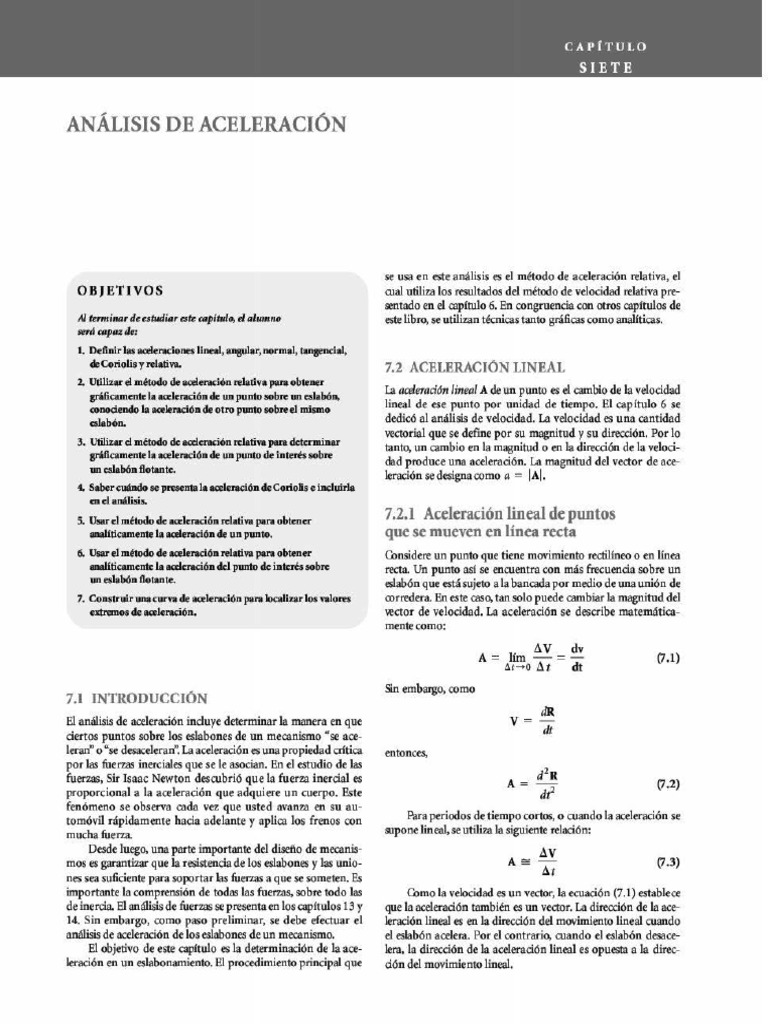 Análisis de Aceleración Compartir | PDF | Aceleración | Velocidad