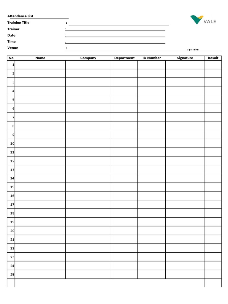 01 Absensi training_2021.docx | PDF