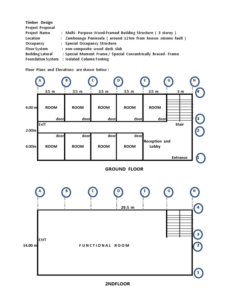 Proposed Project in Timber Design-1 PDF | PDF | Truss | Roof