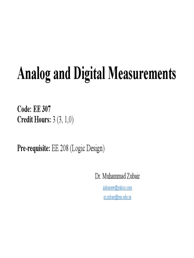 Introduction To EE 307 | Download Free PDF | Amplifier | Instrumentation