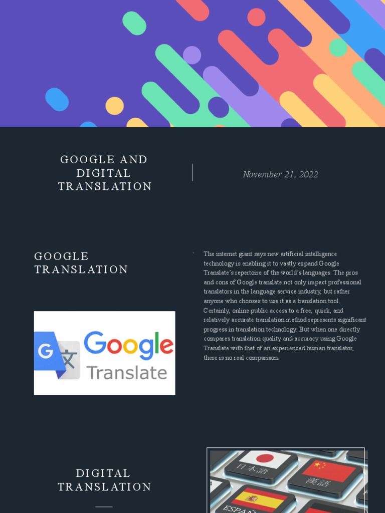 Google and Digital Translation | PDF | Translations | Computing