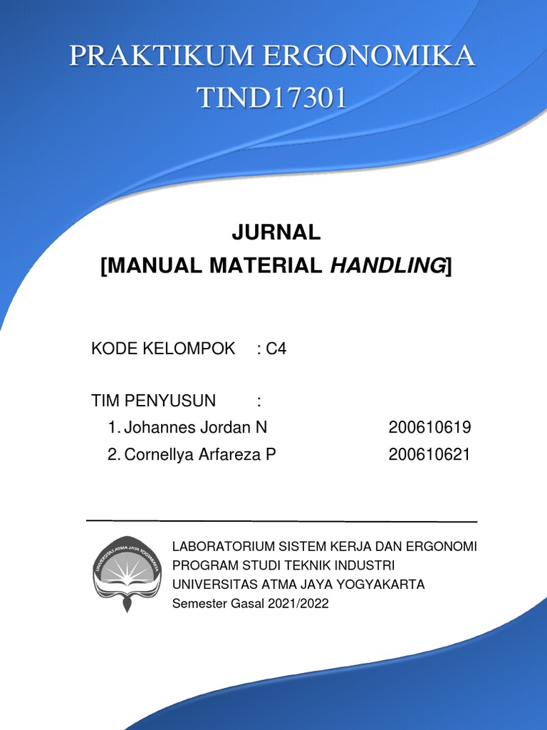 Laporan - Manual Material Handling - C4 | PDF