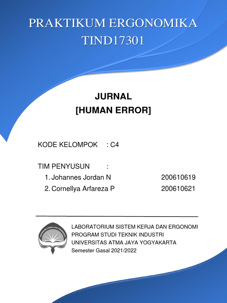 Laporan - Human Error - C4 | PDF