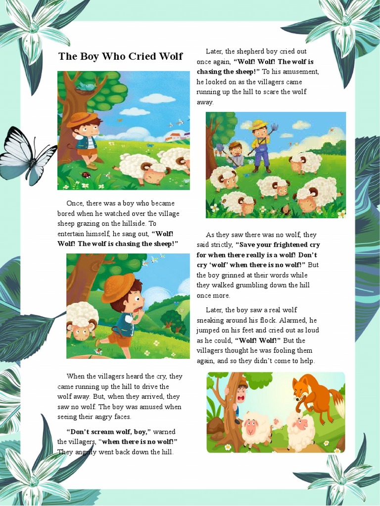 The Boy Who Cried Wolf | PDF