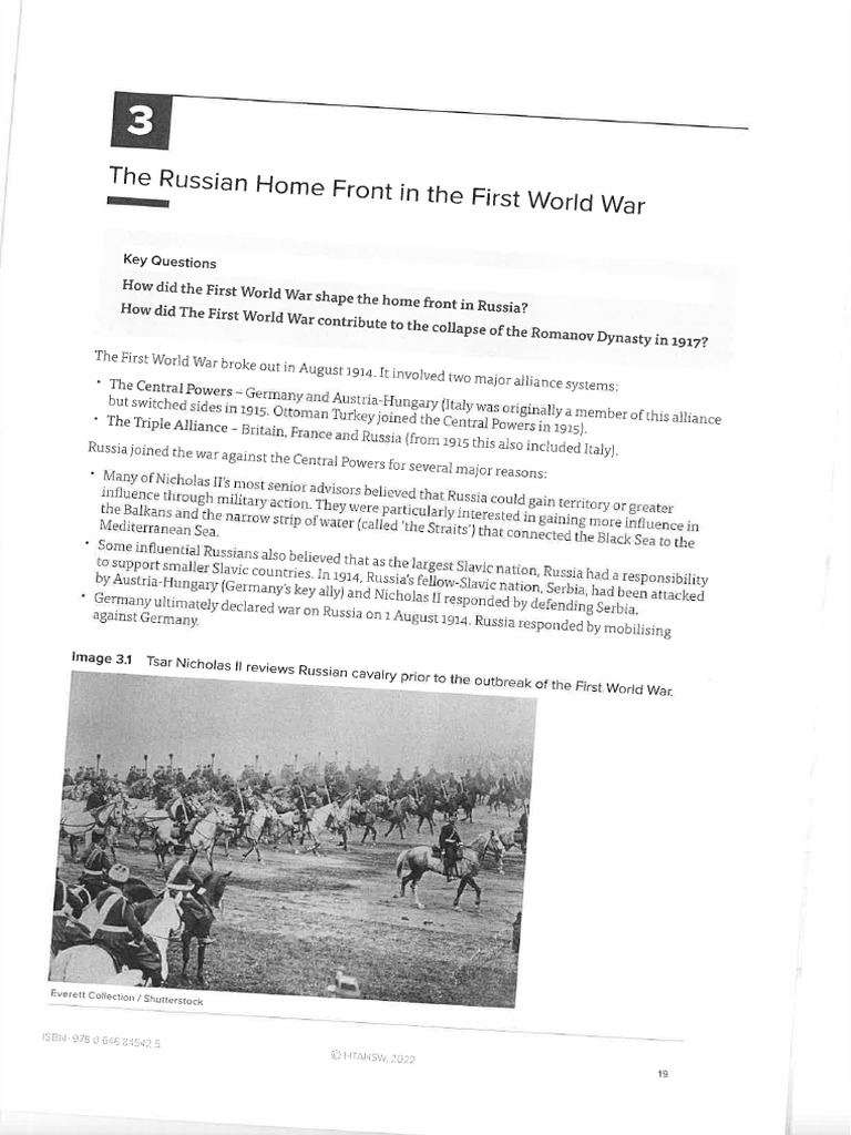 Russia and WWI | PDF
