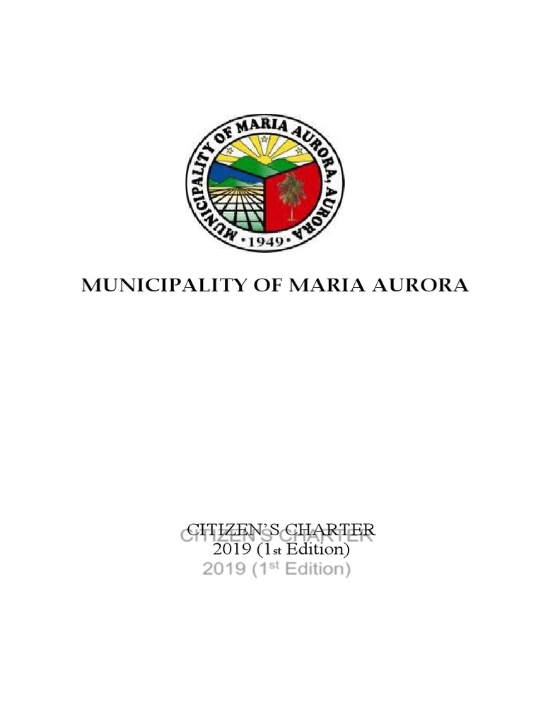 Citizen's Charter Sample 113934 | PDF | Birth Certificate | Taxes