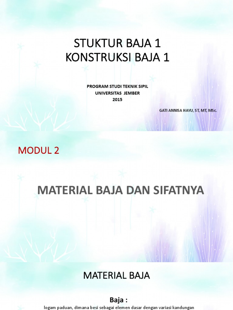 Modul 2 - Material Baja Dan Sifatnya PDF | PDF