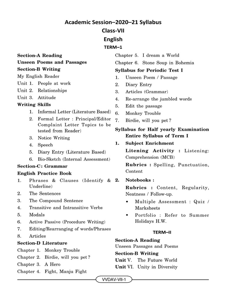 Class Vii English Final PDF | PDF | History