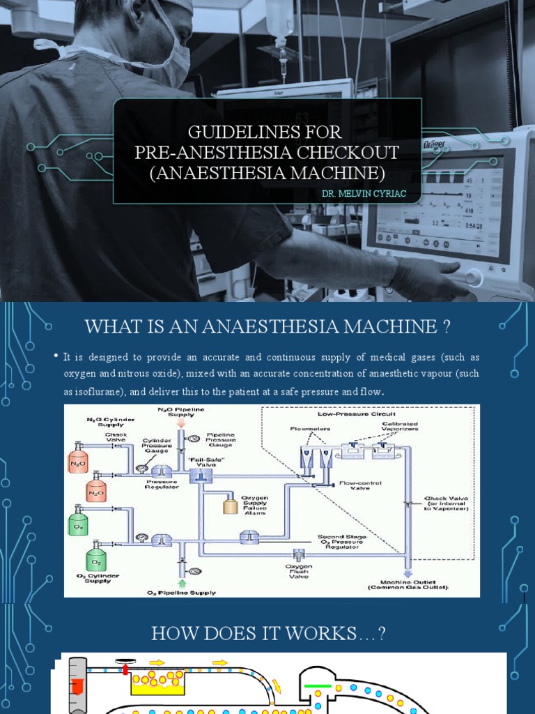 Anaesthesia Machine Check - 2023 | PDF | Anesthesia | Breathing