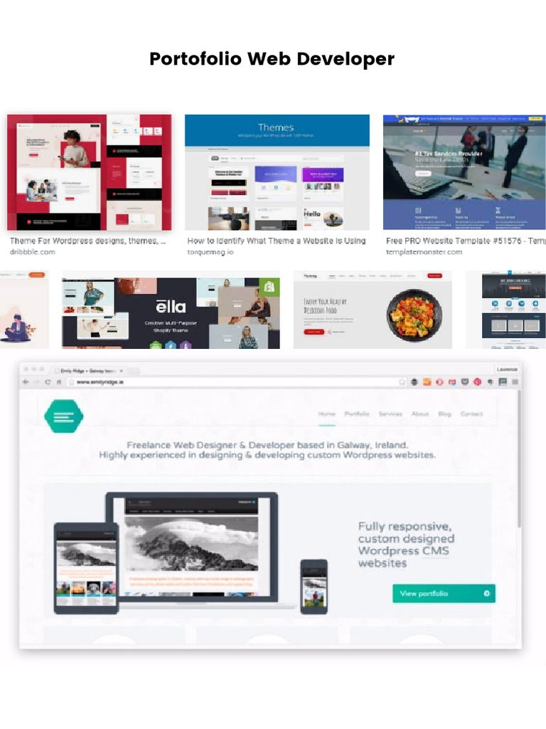 Portofolio Web Developer | PDF