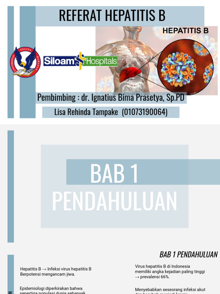 PPT Referat Hepatitis B_Lisa Rehinda Tampake (3) | PDF