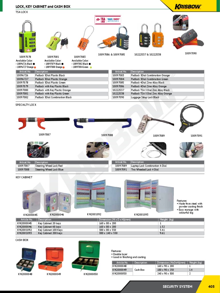 19 Security Catalog | PDF | Image Scanner | Manufactured Goods