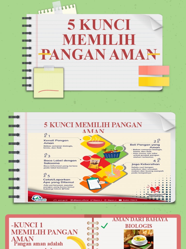 5 Kunci Memilih Pangan Aman | PDF | Kesehatan Holistik