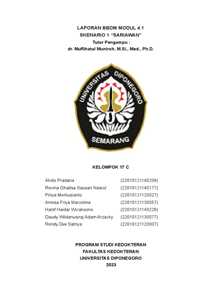 Skenario 1 Sariawan PDF | PDF | Kesehatan Holistik | Sains & Matematika